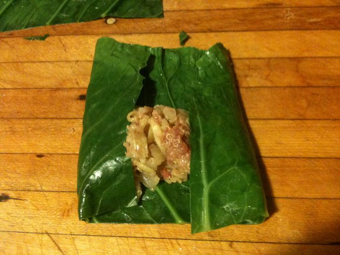 Collard Rolls recipe on Food52.com