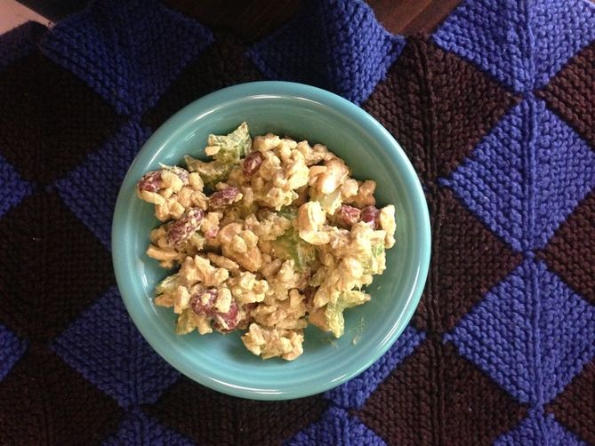 Cold Curry Chicken Surprise Salad recipe on Food52.com